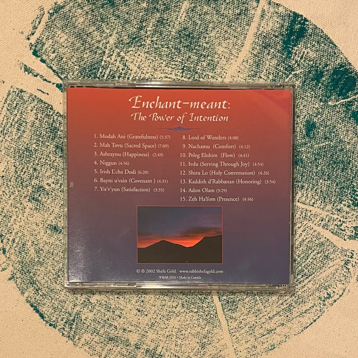 Enchant-Meant, CD by Rabbi Shefa Gold 2002 – Lama Foundation