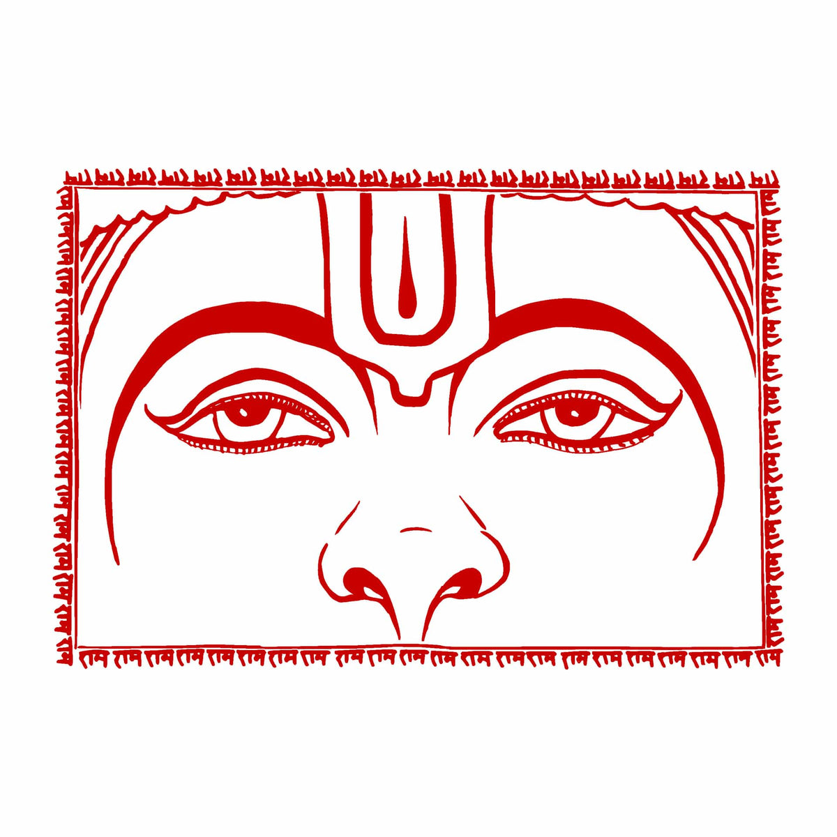 Hanuman Eyes Flag – Lama Foundation