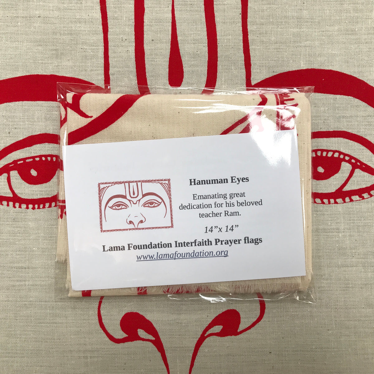 Hanuman Eyes Flag – Lama Foundation